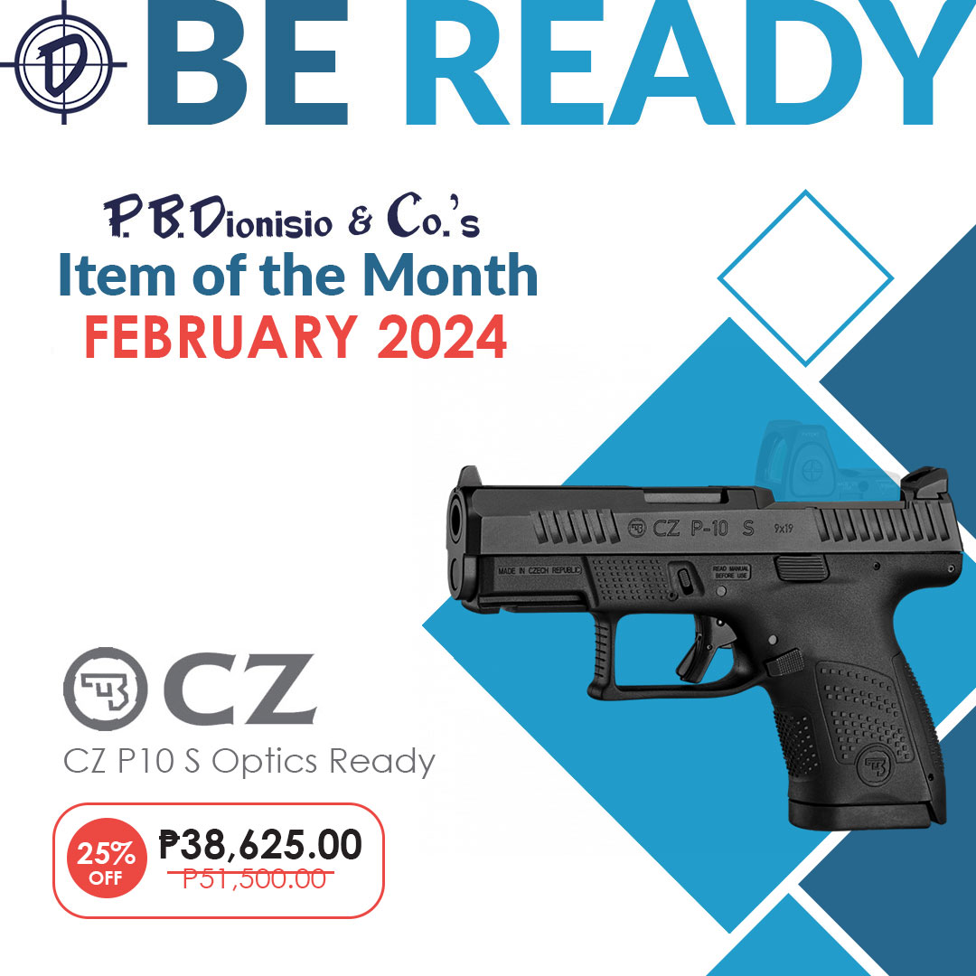 CZ Pistol P-10 S Black Optic Ready Cal.9mm. 12rds. 89.5 mm bbl. Polymer ...