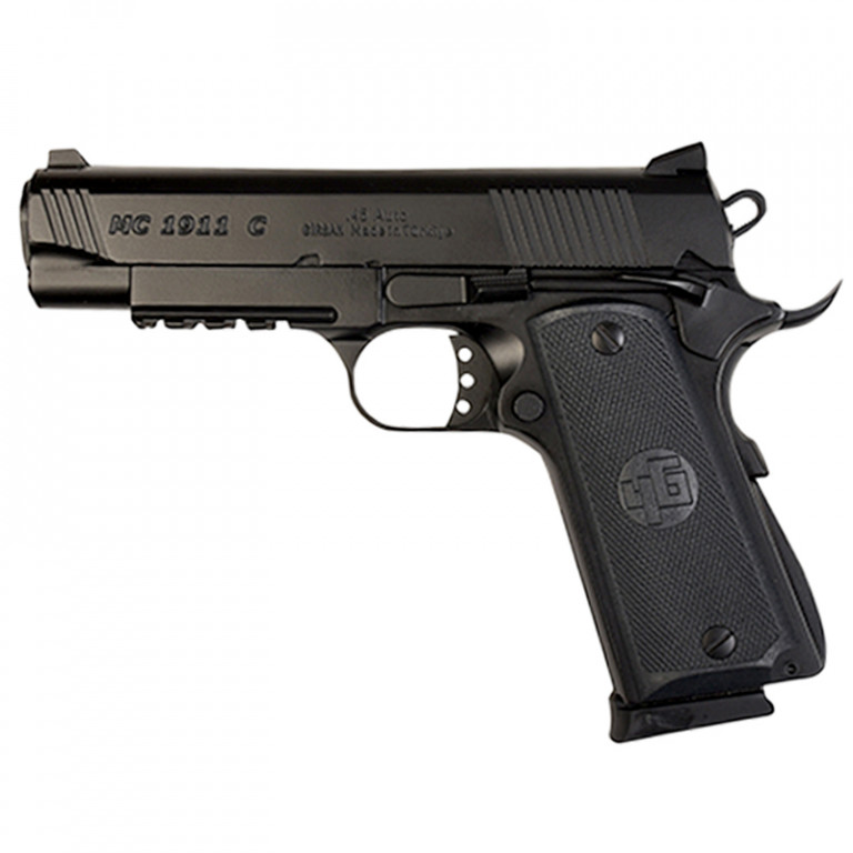 GIRSAN PISTOL Model "MC1911 C".,Cal.45ACP, Steel Frame, SA, Black , 110 ...