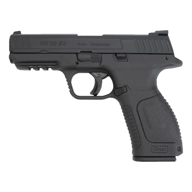 GIRSAN PISTOL Model "MC9 S".,Cal.9MM, Black Slide/Polymer Frame, 108mm ...