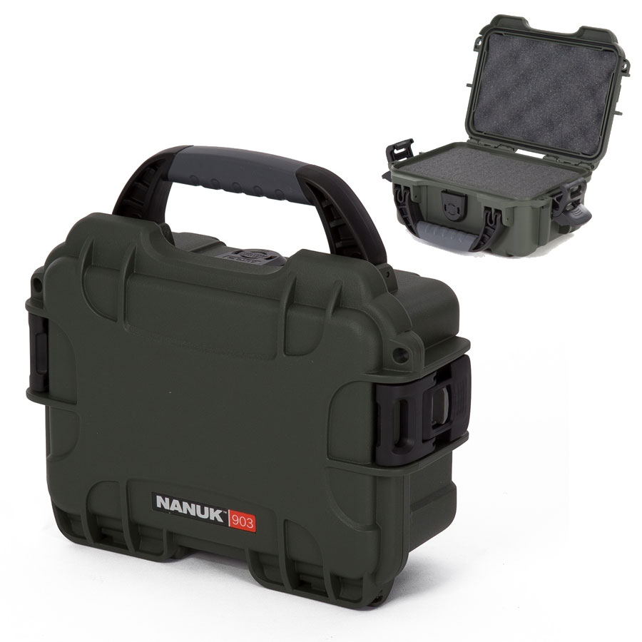 NANUK 903, Nanuk Case w/foam - Olive - PBDionisioCo