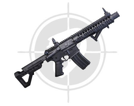 CROSMAN AIR RIFLE DPMS SBR, Model "DSBR", Compact, BB Rifle BB's up to ...