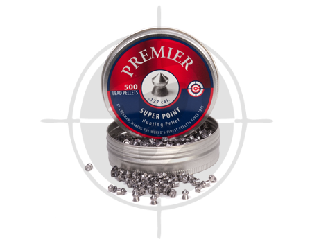CROSMAN PELLET, Model "LSP77",Super Point, 177 Pellet, 7.9gr Premier ...