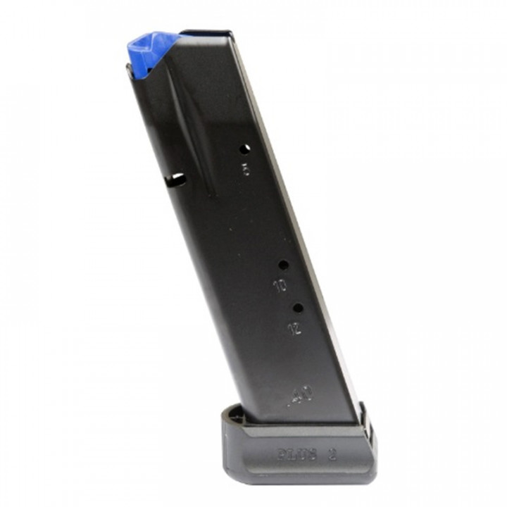 CZ MAGAZINE, Model 75B/SP01/Shadow, Cal.9mm/40, with base pad, Blue ...