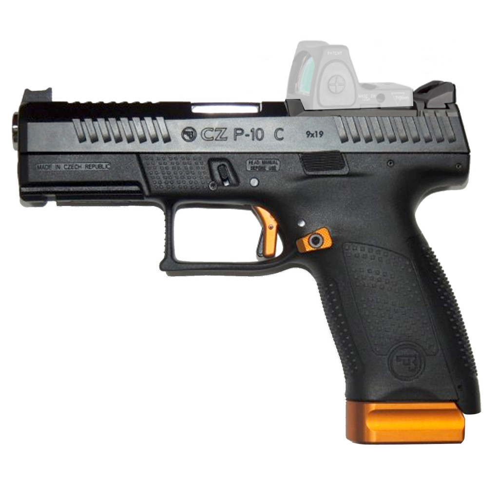 CZ Pistol P-10 C Orange Optic Ready Cal. 9mm, 15rds., 102 mm., Striker ...
