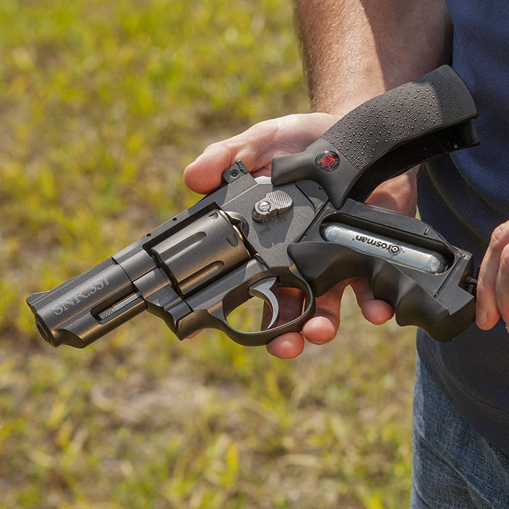 CROSMAN SNR357 (Black/Grey) CO2 Powrd., BB/ Pellet .177, Full Metal ...