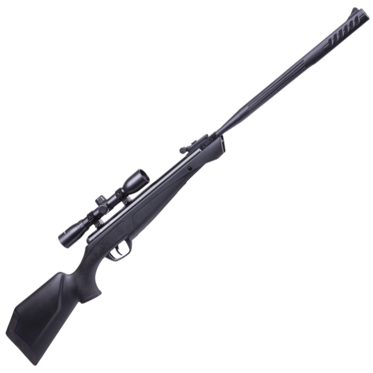 CROSMAN AIR RIFLE M4-177, Model "M4-177", 177 Pellets, Black, Bolt ...