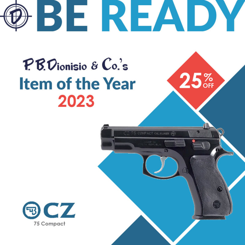 CZ Pistol 75 Compact Black Cal. 9mm 15-rds. 183.89 mm bbl. Steel Frame ...