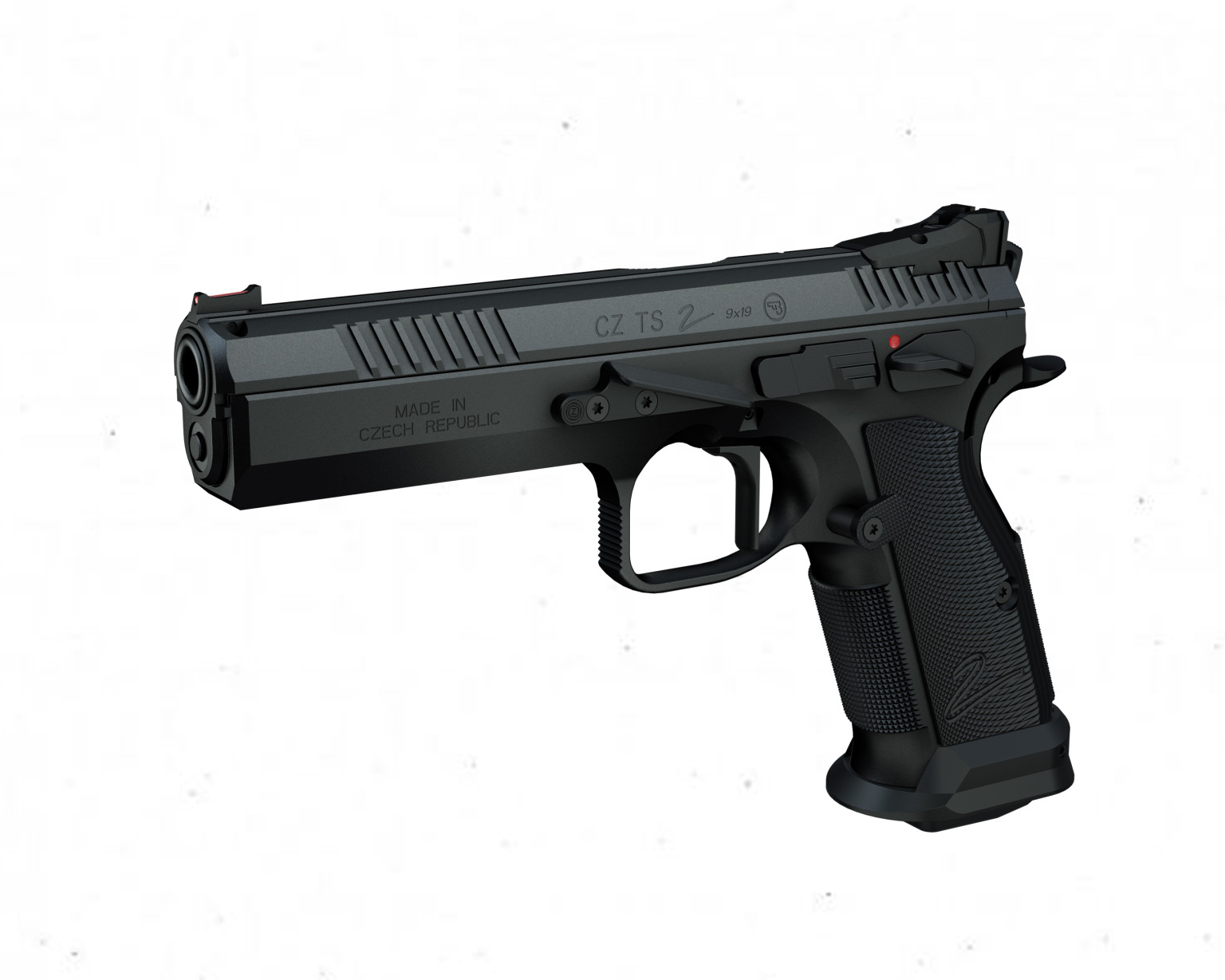 CZ TS2 ALL Black (Duralumin Grips Black) Cal. 9mm 20-rds. 130 mm bbl ...