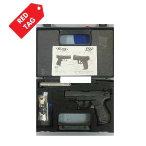 WALTHER PISTOL, Model "P22", Cal. 22LR, Blue #0WTR-22-P22 *With scratch ...