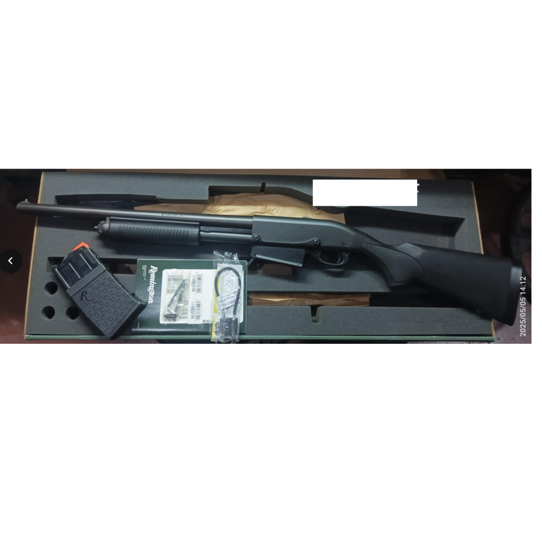 REMINGTON Shotgun MODEL "870 DM" Cal.12ga, Pump 6rds. Box Mgzn ...