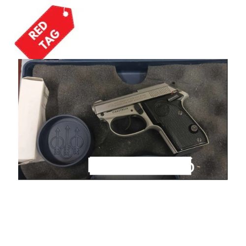 BERETTA PISTOL, Model "Tomcat", Cal. 32, Inox, 7rd, "J320500" #0BTA-32 ...