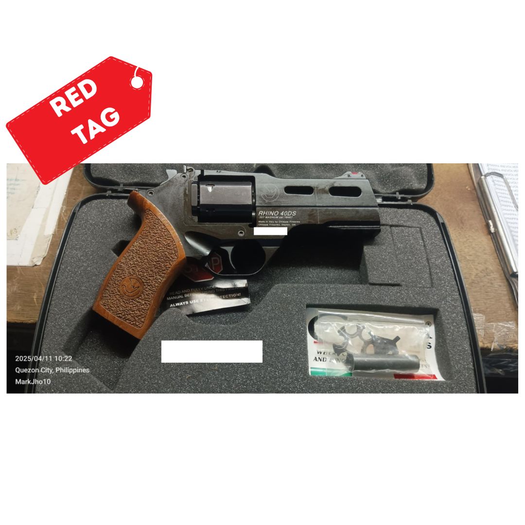 CHIAPPA REVOLVER, MODEL "RHINO 40DS", 4” BBL-Blk, Cal.357, 6shots, "340 ...
