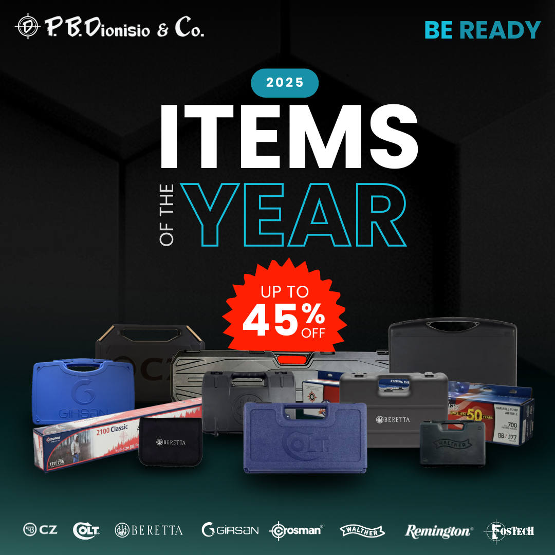 BE READY for the ITEMS OF THE YEAR 2025 - PBDionisioCo